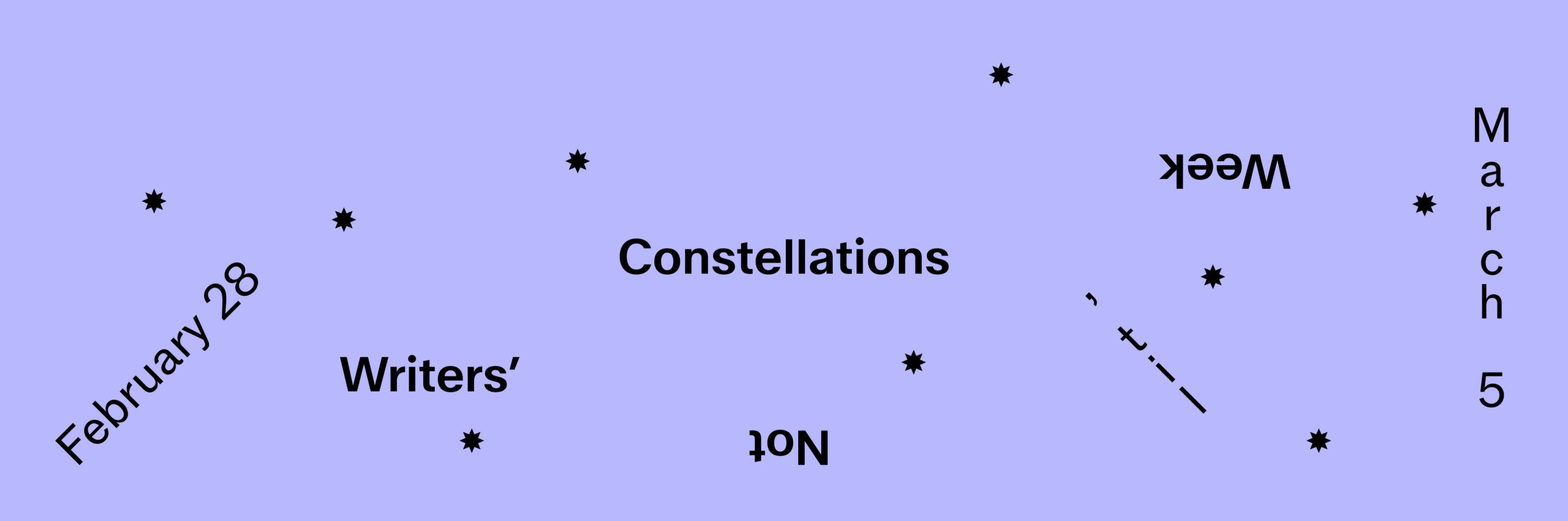 Constellations: Not Writers' Week - Writers SA